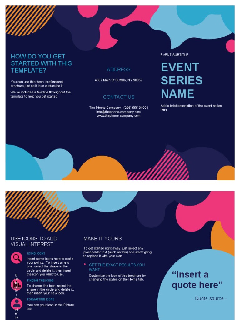 Event Series Name: How Do You Get Started With This Template? | PDF