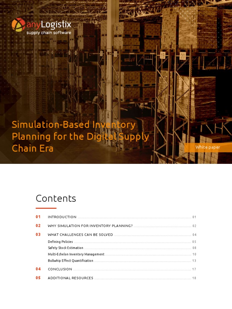 Simulation Based Inventory Planning | PDF | Supply Chain | Simulation