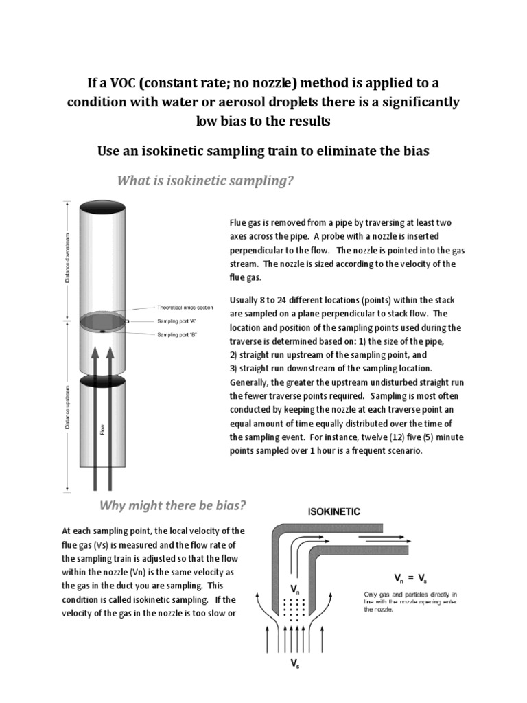 What Is Isokinetic Sampling? | PDF | Flow Measurement | Aerosol