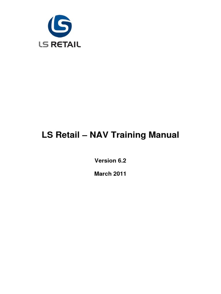 LS Retail NAV 6.2 Training Manual PDF | PDF | Coupon | Point Of Sale