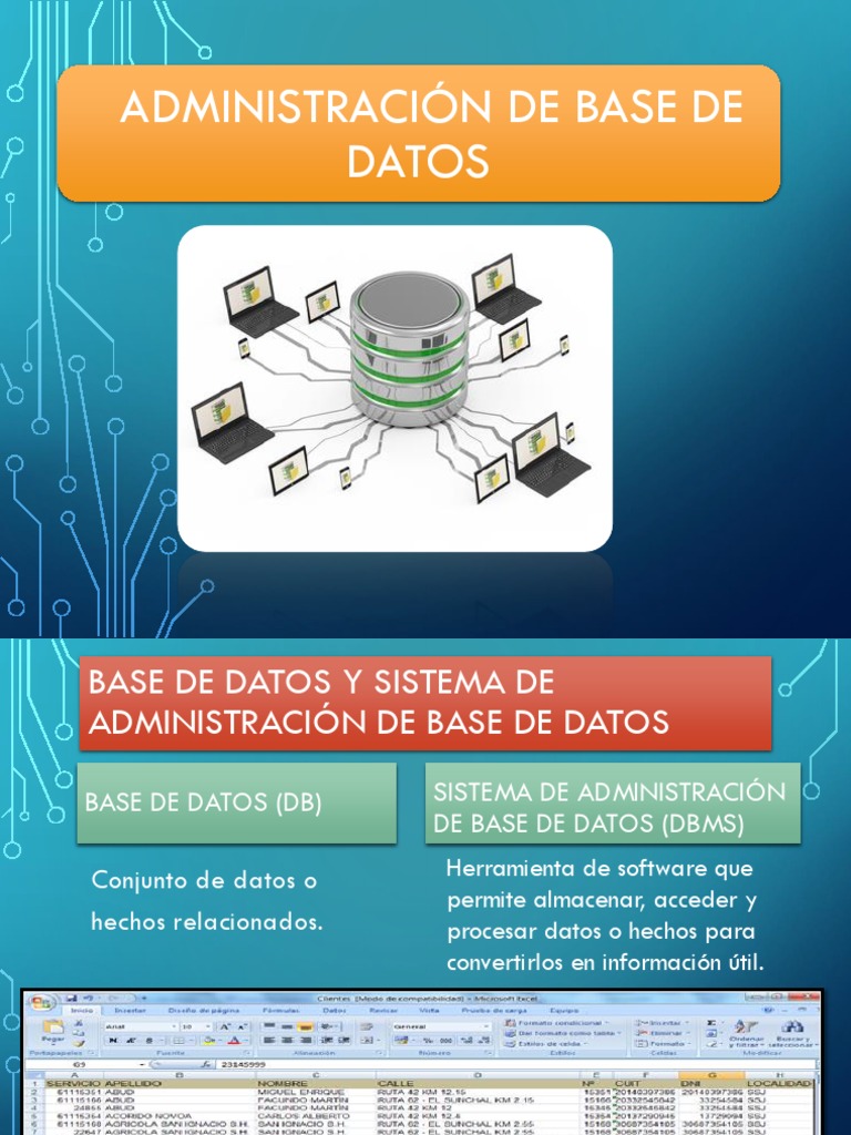 Administracion de Base de Datos | PDF