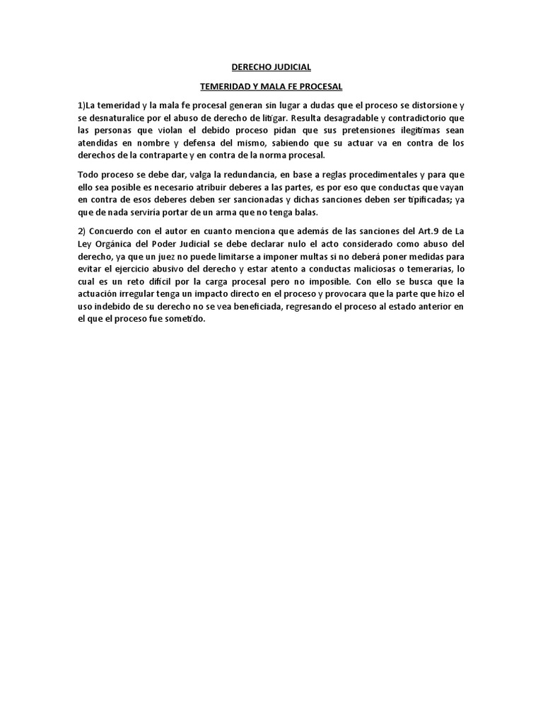 Temeridad y Mala Fe | PDF | Finanzas y dinero | Ciencias sociales