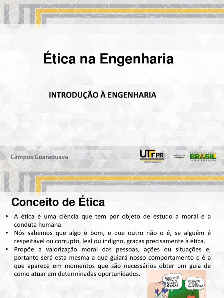 ética Na Engenharia Pdf Moralidade Engenharia