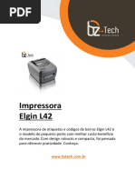 Manual Programacao Elgin l42 | PDF | Armazenamento de dados de ...