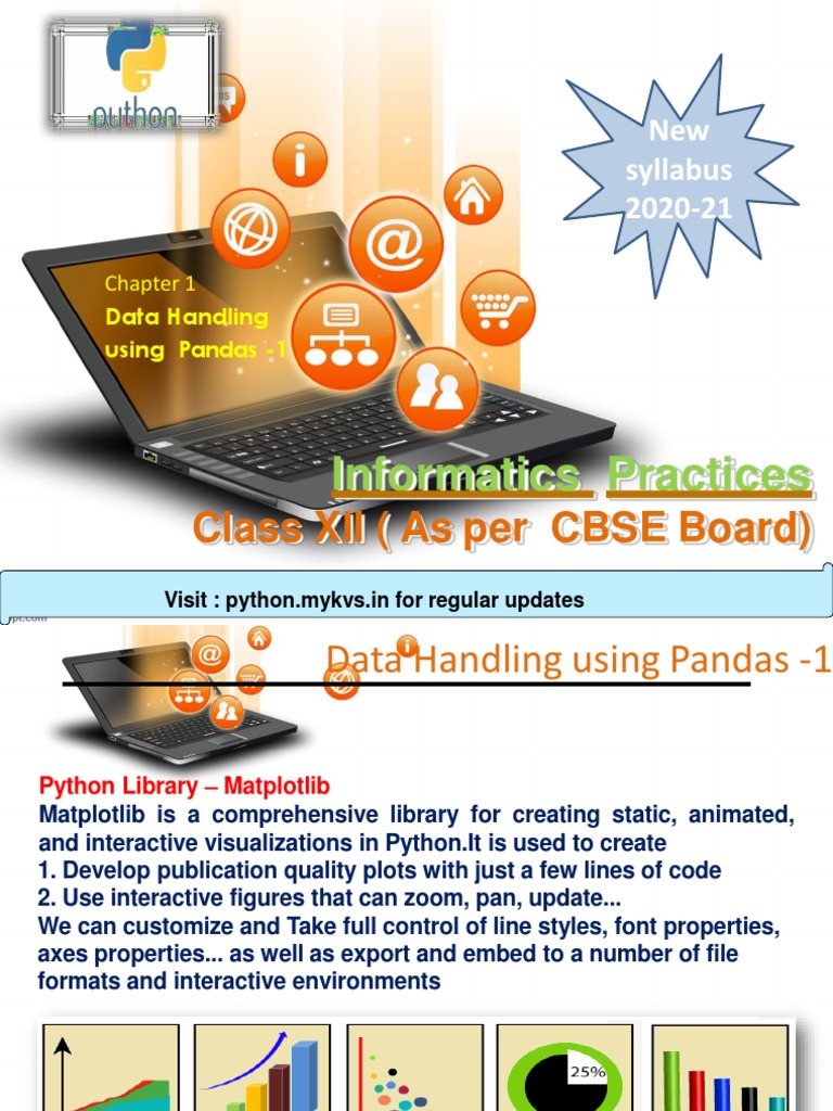 Class XII (As Per CBSE Board) : Informatics Practices | PDF | Array Data Type | Comma Separated ...