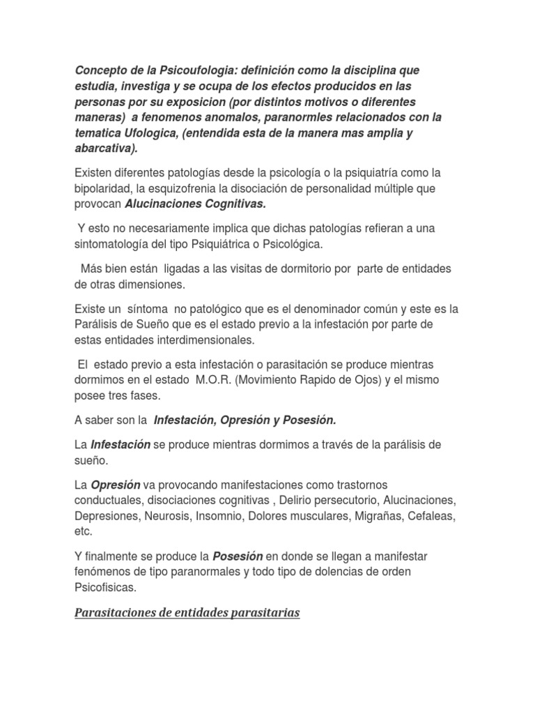 Rynatan y la Parálisis del Sueño | PDF | Alucinación | Esquizofrenia