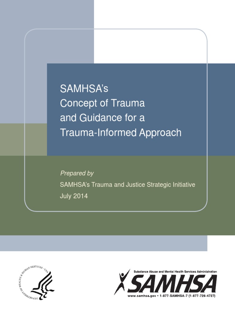 SAMHSA Trauma-Informed Approach Guide | PDF | Psychological Trauma ...
