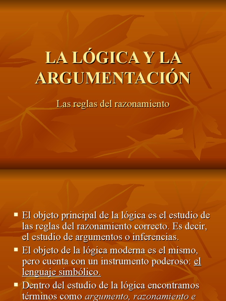 Logica y Argumentacion | PDF | Argumento | Inferencia