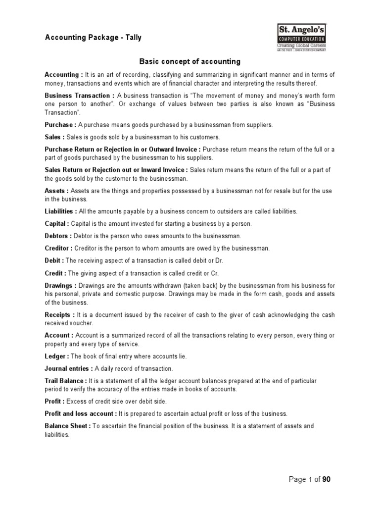 Tally Assignment | PDF | Debits And Credits | Expense
