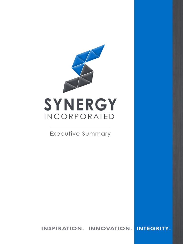 Executive Summary: Inspiration. Innovation | Download Free PDF | Green ...