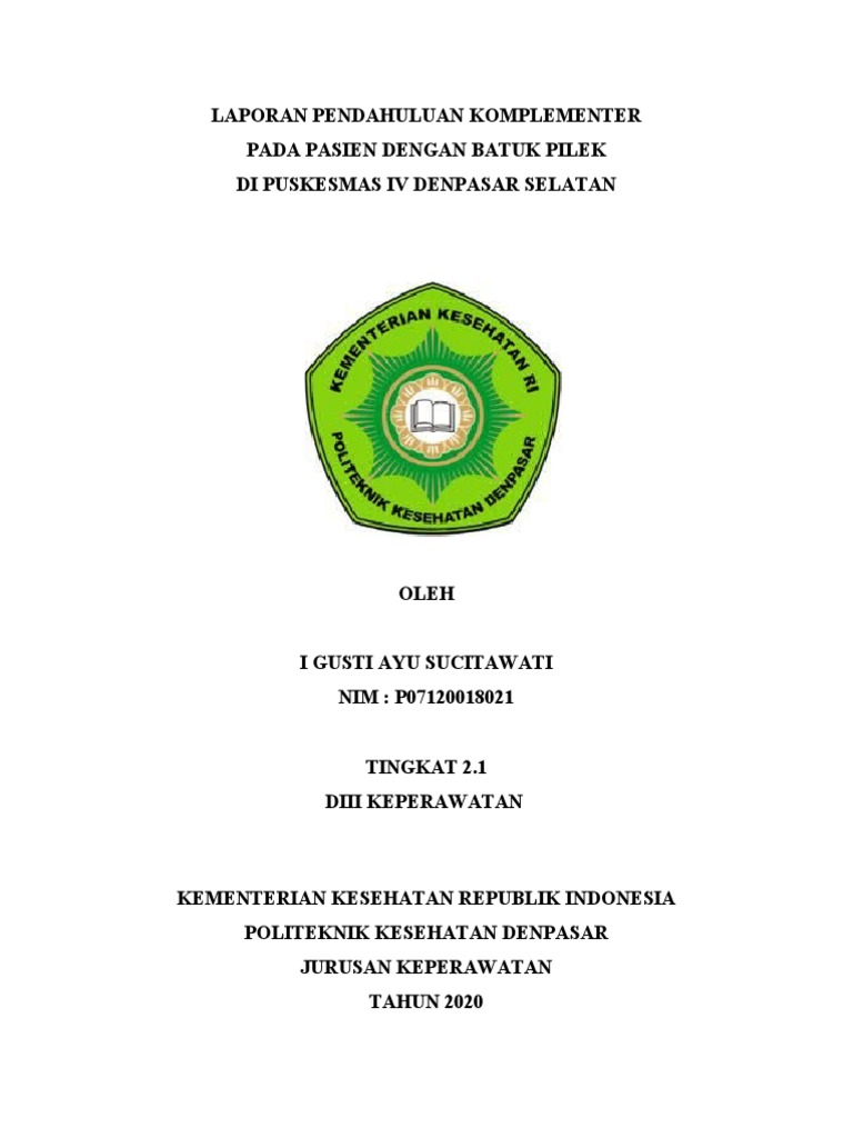 LP Batuk Pilek Fix | PDF