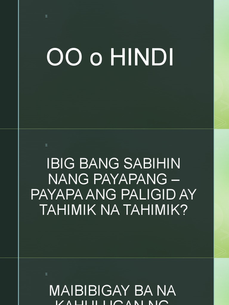 Elemento NG Pabula Tauhan | PDF