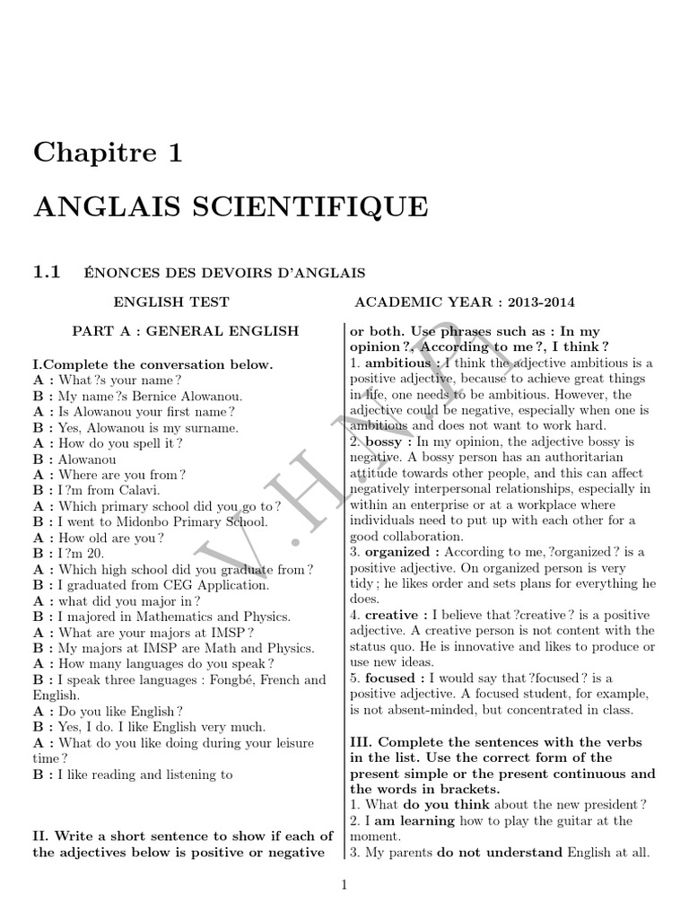 Chapitre 1 Anglais Scientifique | PDF | Privacy | Internet Service Provider