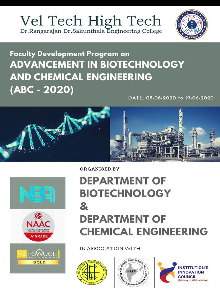 Advancement in Biotechnology and Chemical Engineering (ABC - 2020) | PDF