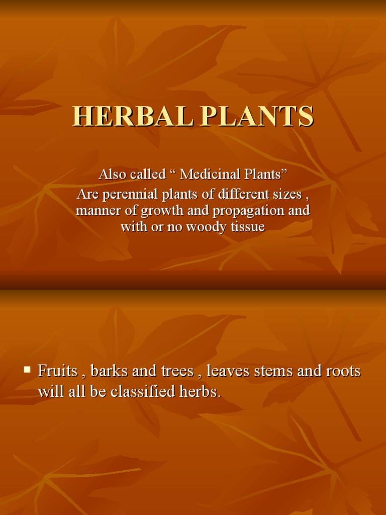 Herbal Plants With Tagalog | PDF
