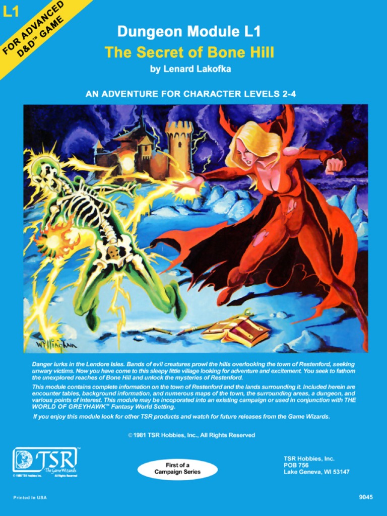 L1 - The Secret of Bone Hill | PDF | Dungeons & Dragons