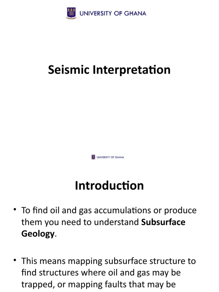 Seismic Interpretation - Lectures | PDF | Reflection Seismology | Geology