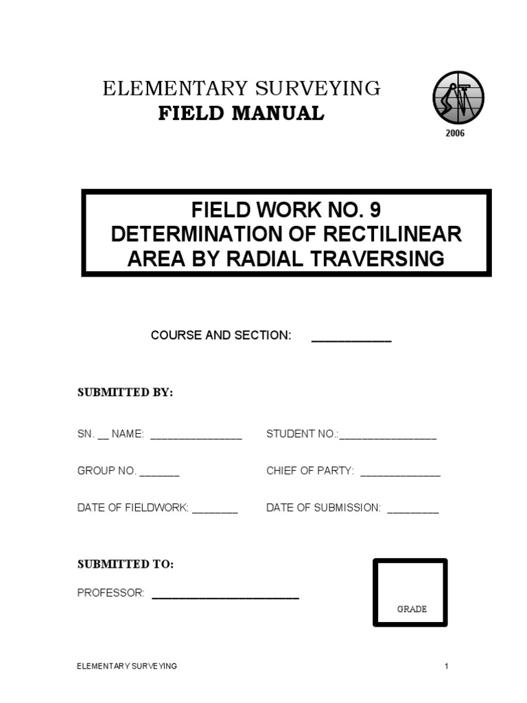 Rectilinear Area via Radial Traversing | PDF | Surveying | Scientific ...