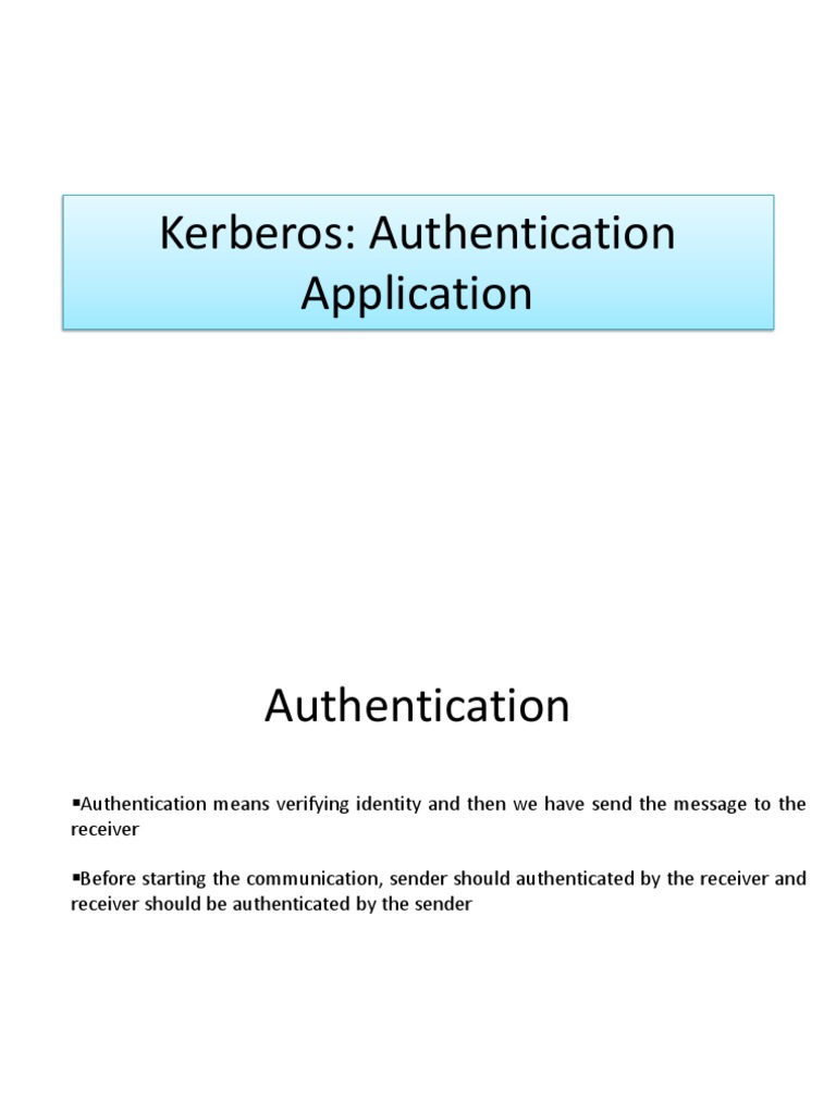 Unit IV Kerberos | PDF | Information Age | Security Engineering