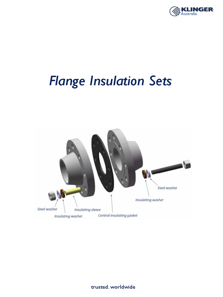Flange Insulation Sets Guide | PDF | Corrosion | Insulator (Electricity)