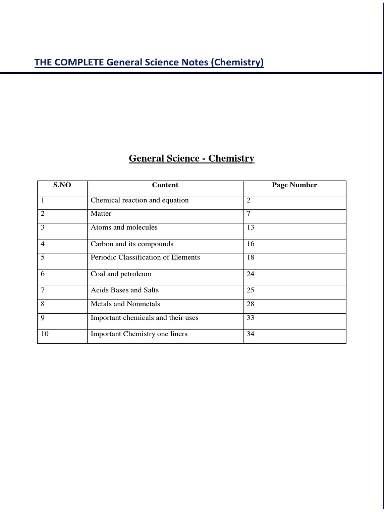 General Chemistry PDF | Download Free PDF | Atoms | Liquids