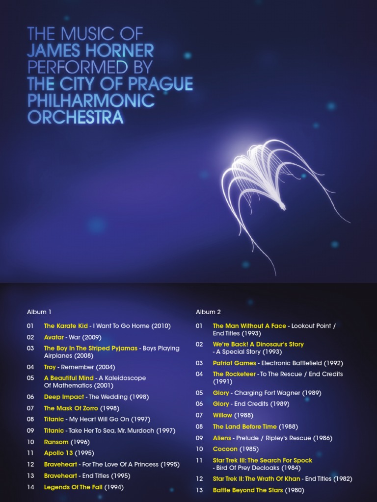 Digital Booklet - The Film Music of James Horner | PDF | Entertainment (General)