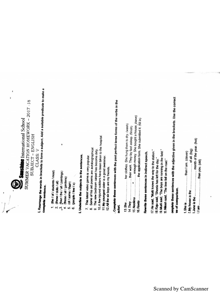 English 5th PDF | PDF