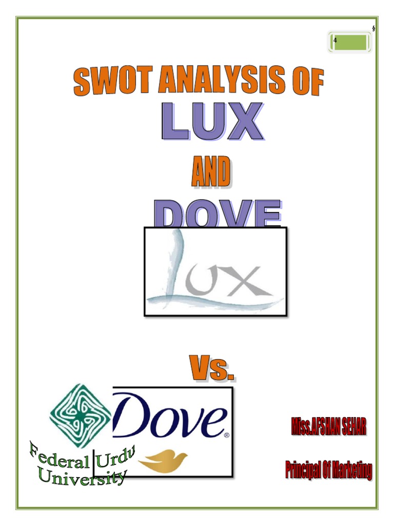 Swot Analysis Lux and Dove | PDF | Swot Analysis | Brand