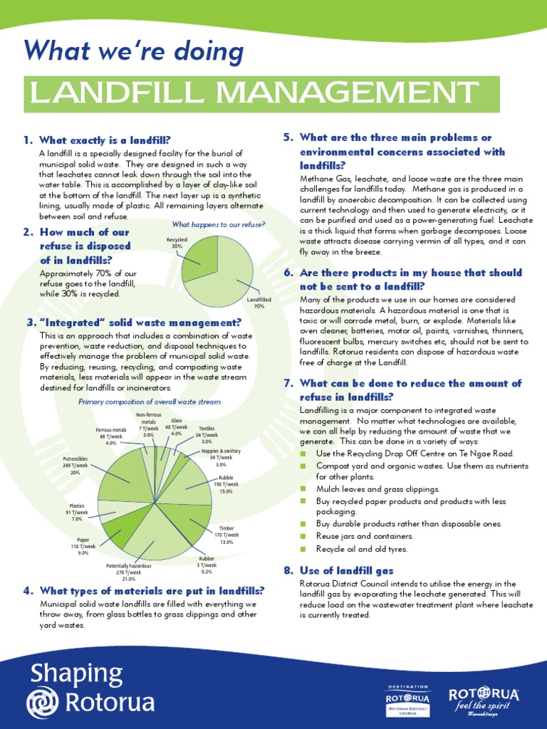 Landfill Management: What We're Doing | Download Free PDF | Landfill ...