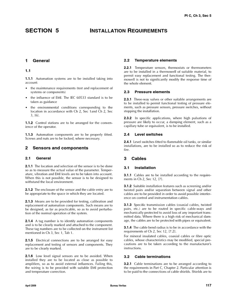 Installation Requirements | PDF | Coaxial Cable | Automation