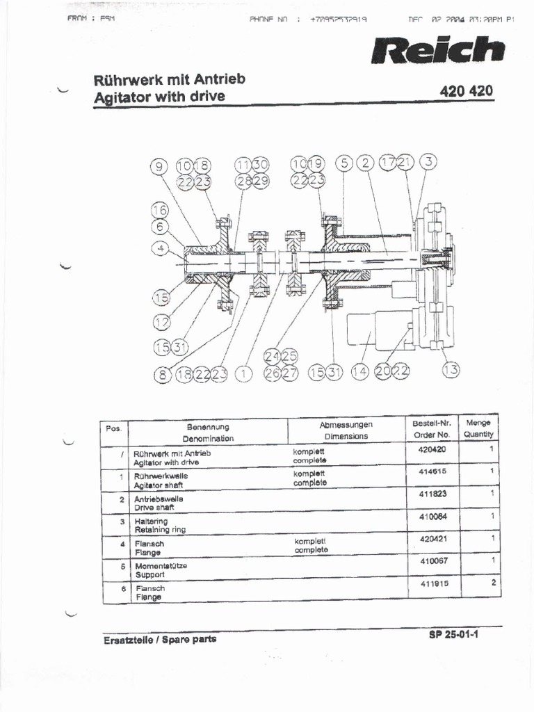 Reich 0001 PDF | PDF | Bearing (Mechanical) | Applied And ...