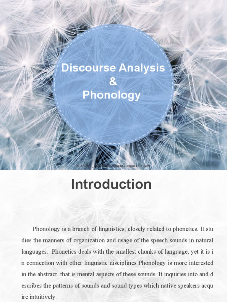 Discourse Analysis & Phonology | PDF | Stress (Linguistics) | Phonology