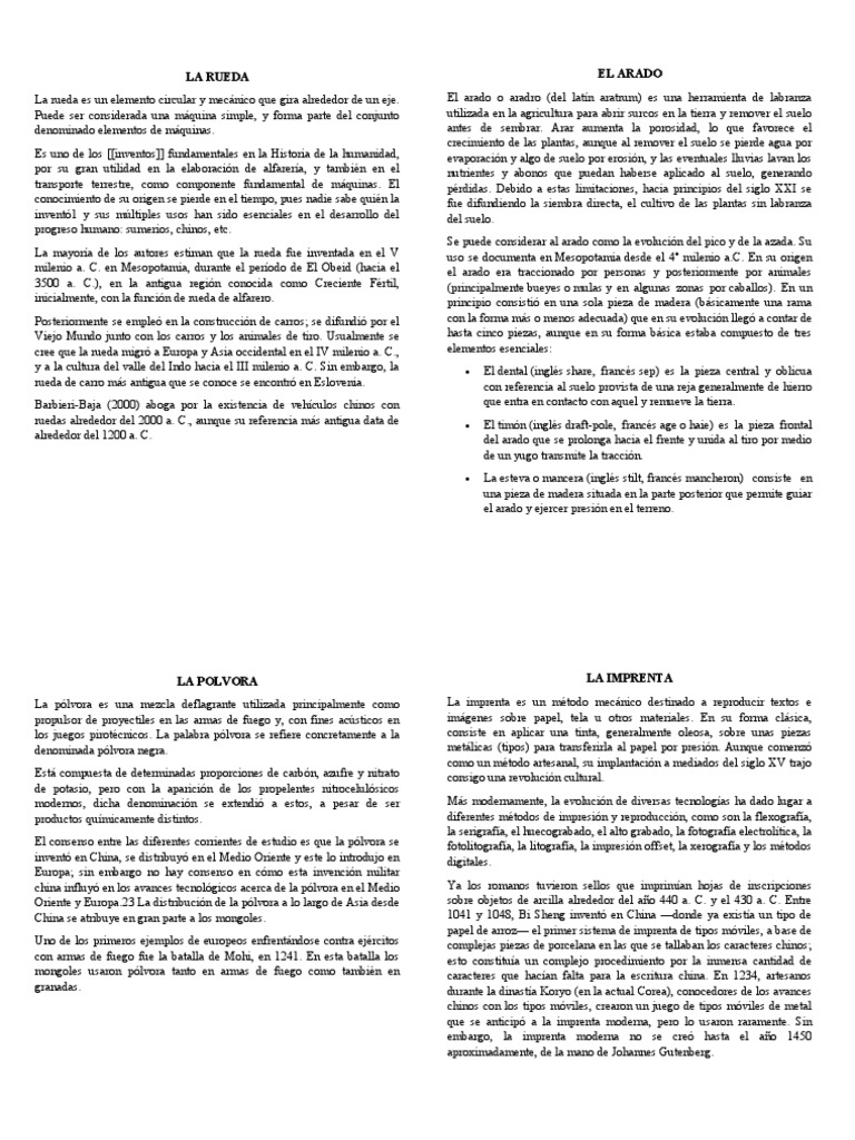 La Rueda | PDF | Rueda | Arado