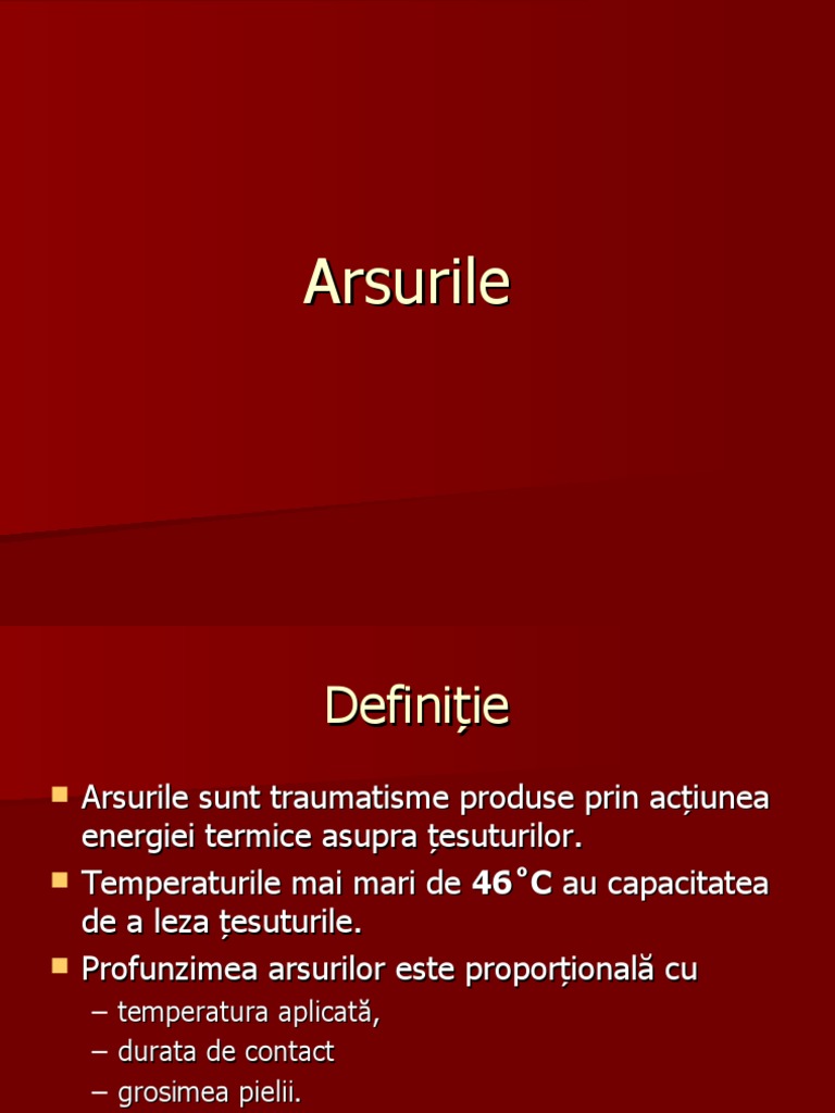 Arsuri Si Degeraturi | PDF