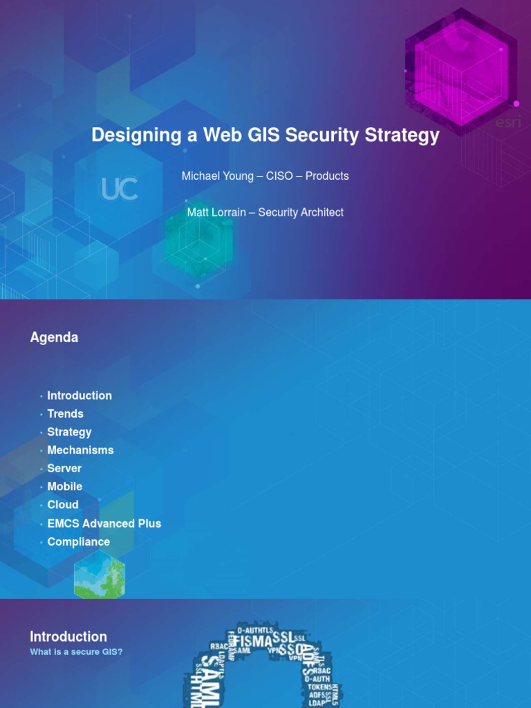 2016UC Web GIS Security Strategy PDF | Download Free PDF | Arc Gis | Esri