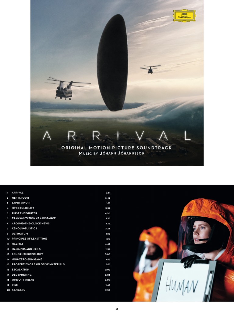 Original Motion Picture Soundtrack for Arrival Provides Insight into ...