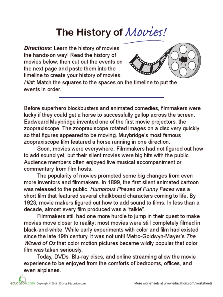 History of Movies | PDF | Silent Film | Media Formats