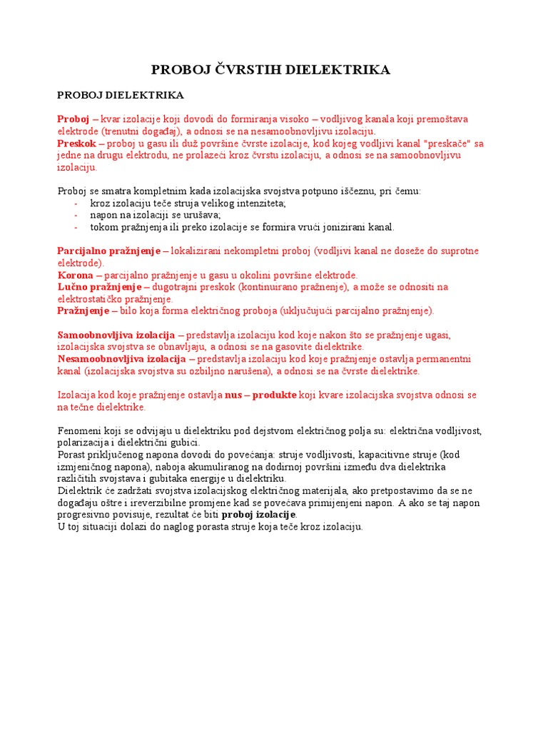 Skripta Za II Parc TVI-extra | PDF