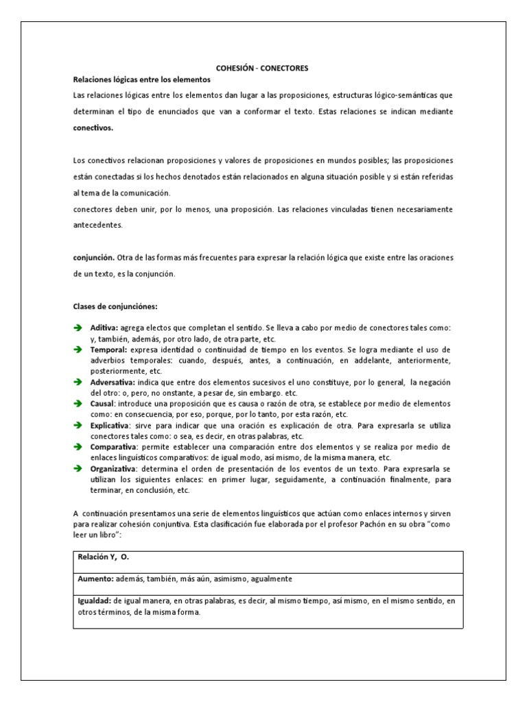 Conectores Figuras Literarias y Tipos de Textos | PDF | Proposición ...