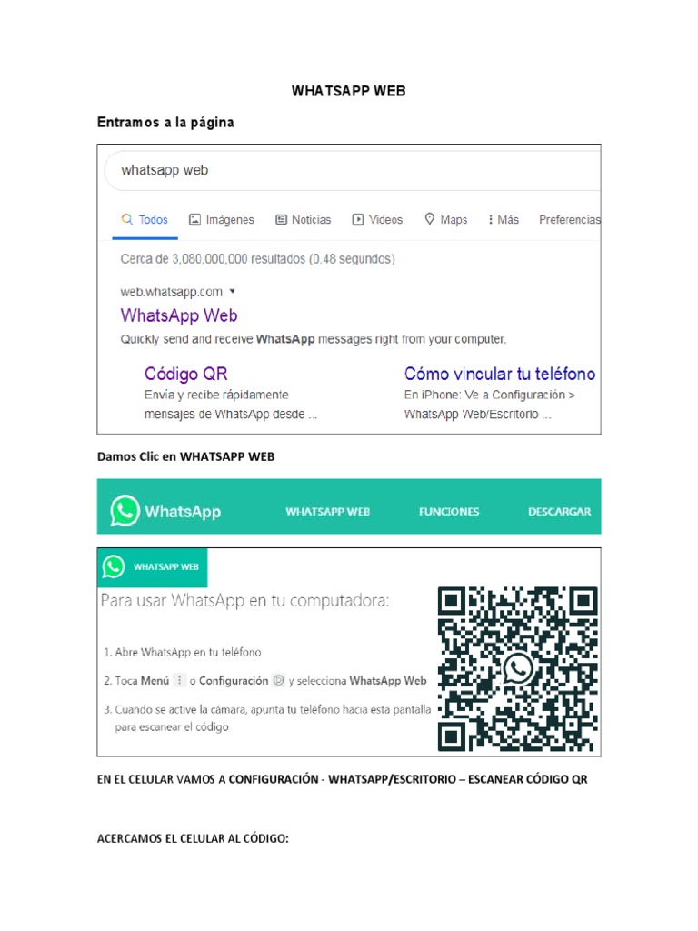 Manual Whatsapp Web | PDF