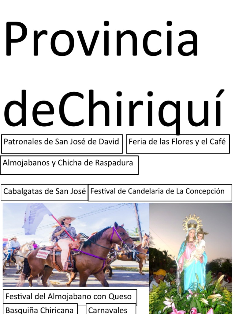 Tradiciones y Festividades de Chiriquí | PDF