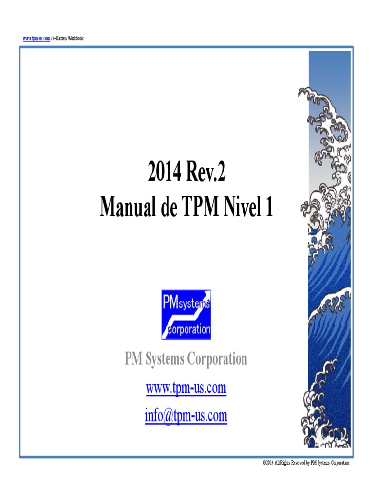 Manual TPM PDF | PDF | Lean Manufacturing | Calidad (comercial)