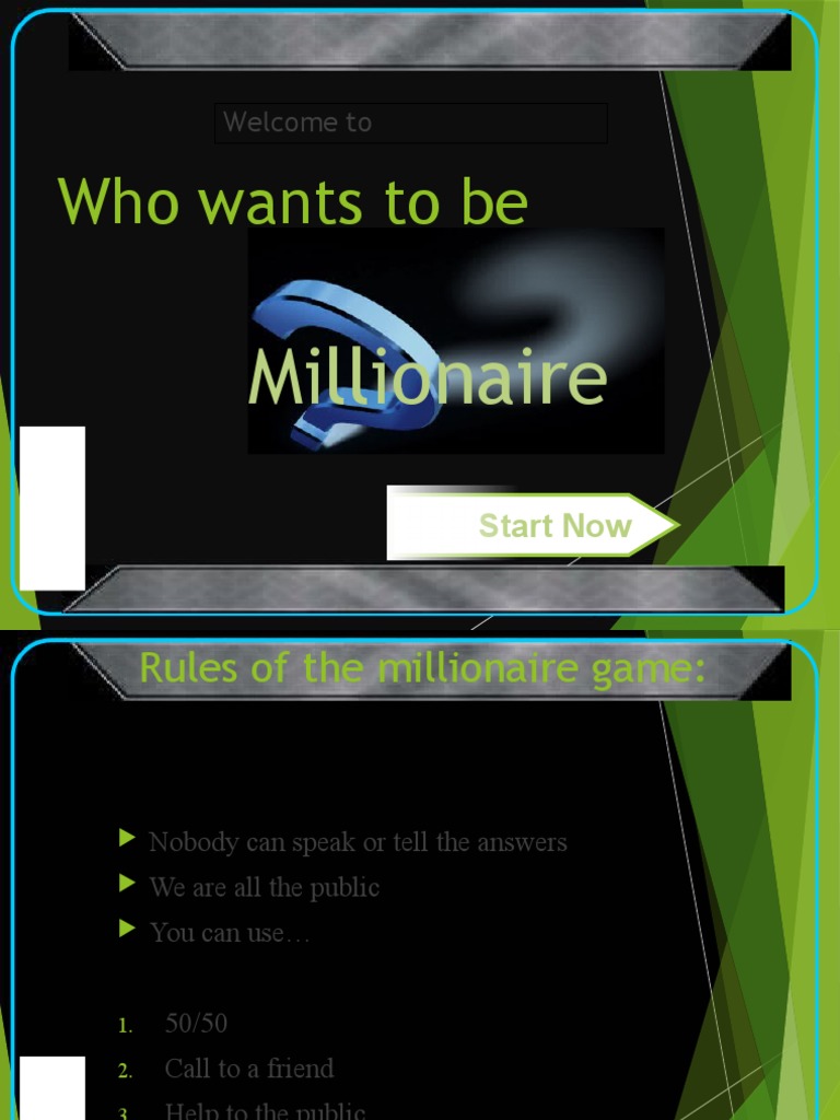 Math Millionaire Game Rules | PDF