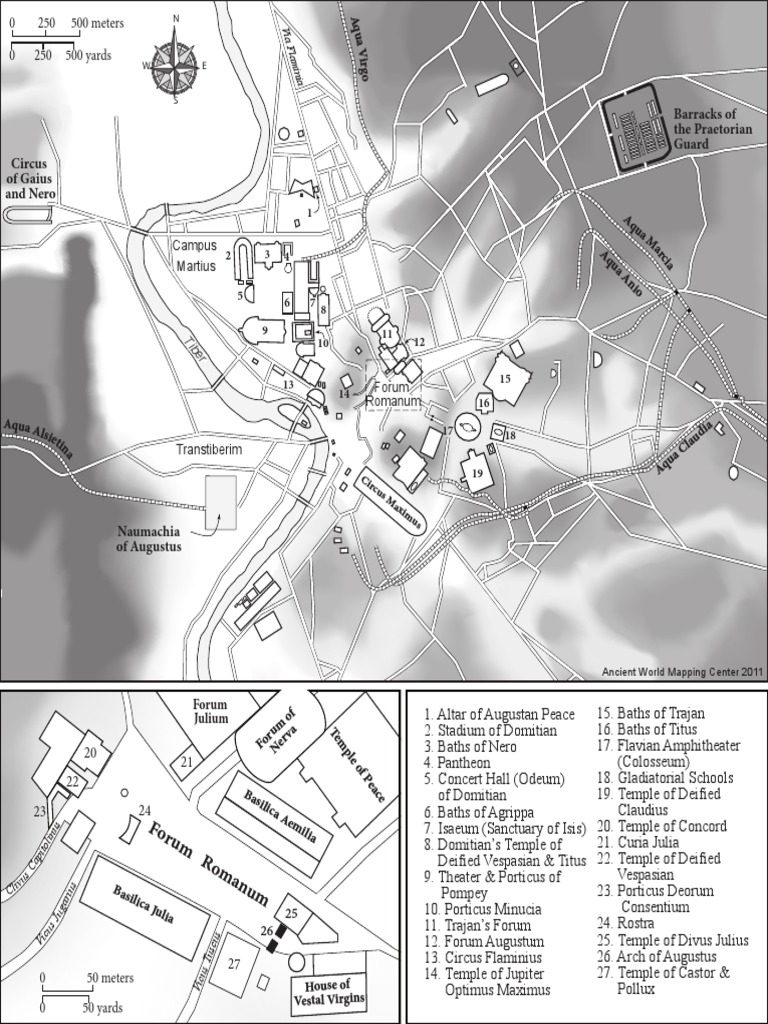 Barracks of The Praetorian Guard: Tiber | PDF | Classical Civilizations ...