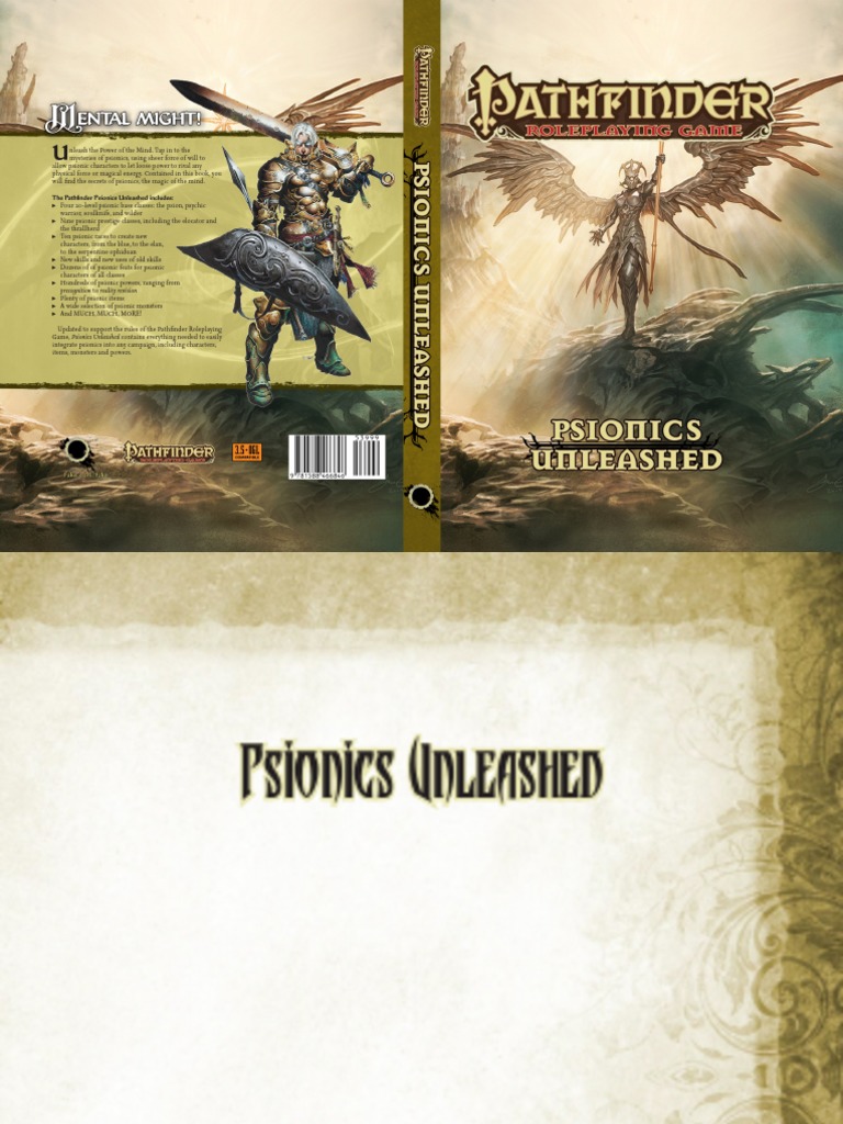 098237401928734123-Psionics Unleashed PDF | PDF | D20 System | Dungeons & Dragons