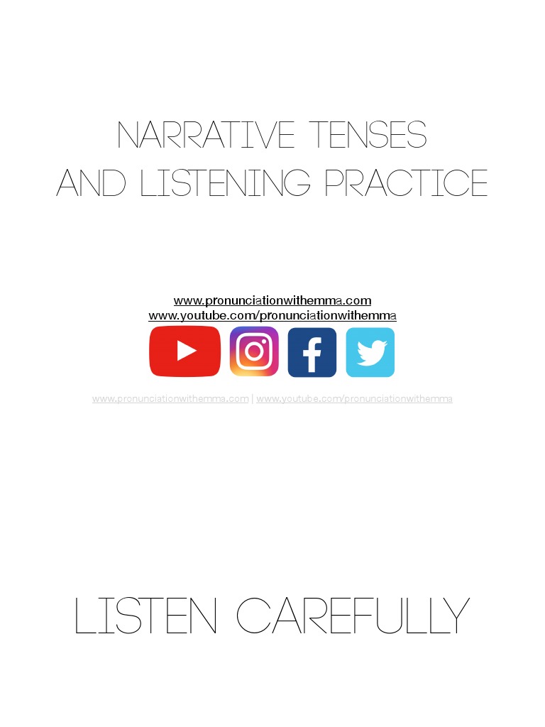 Narrative Tenses Lesson | PDF