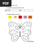 Cuadro de Numeros Del 100 Al 199 | PDF