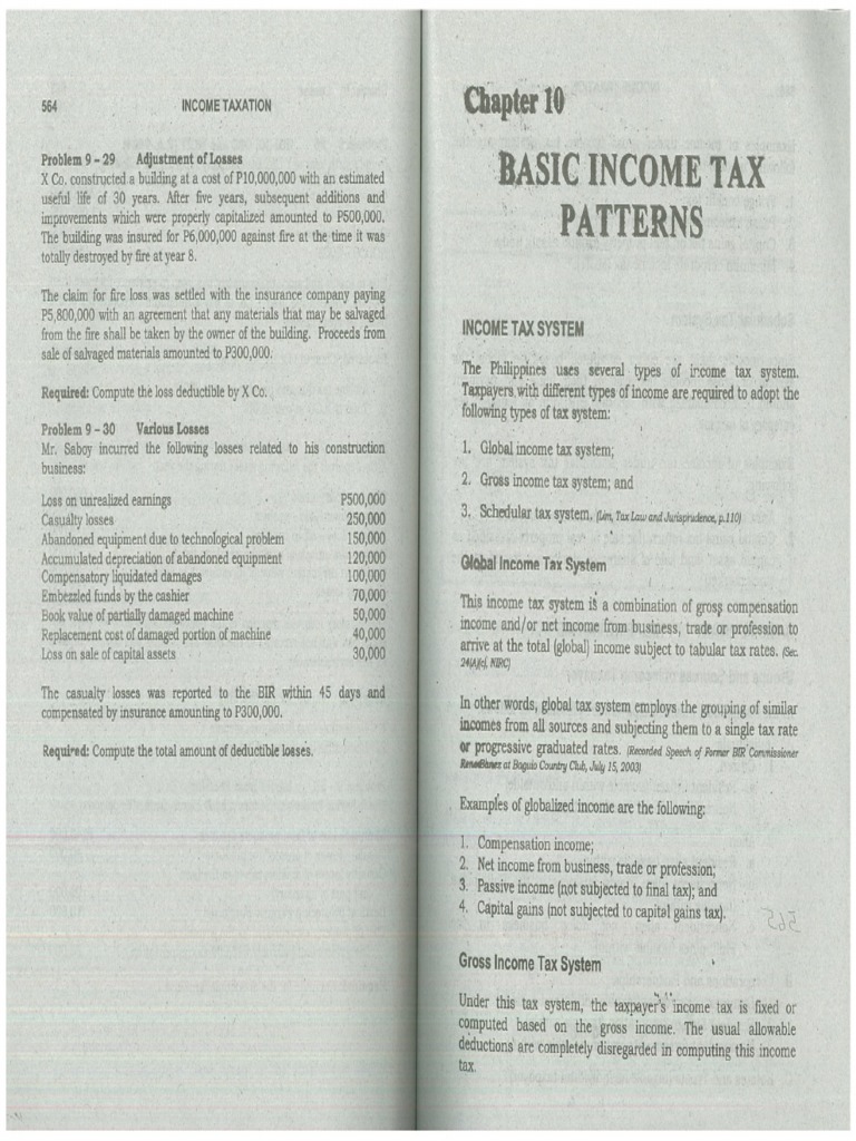 Chapter 10 - Basic Income Tax Patterns PDF | PDF