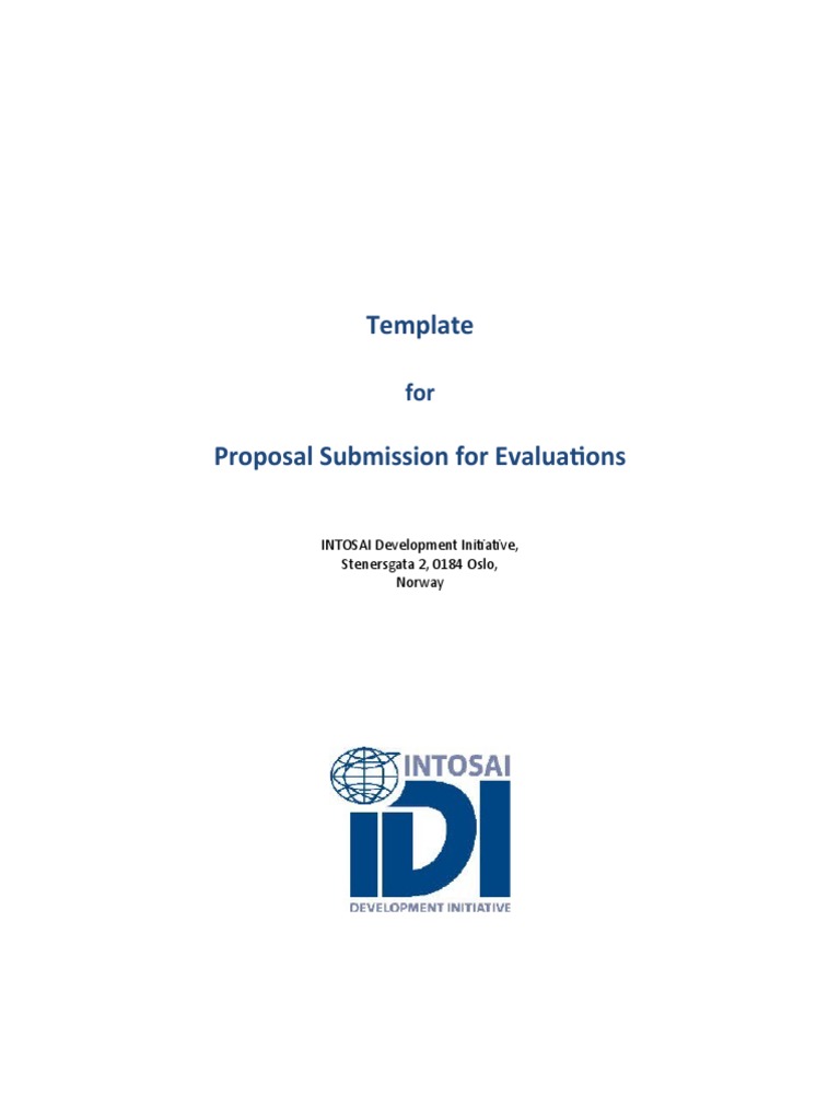 Technical and Financial Proposal Template | Download Free PDF | Data ...