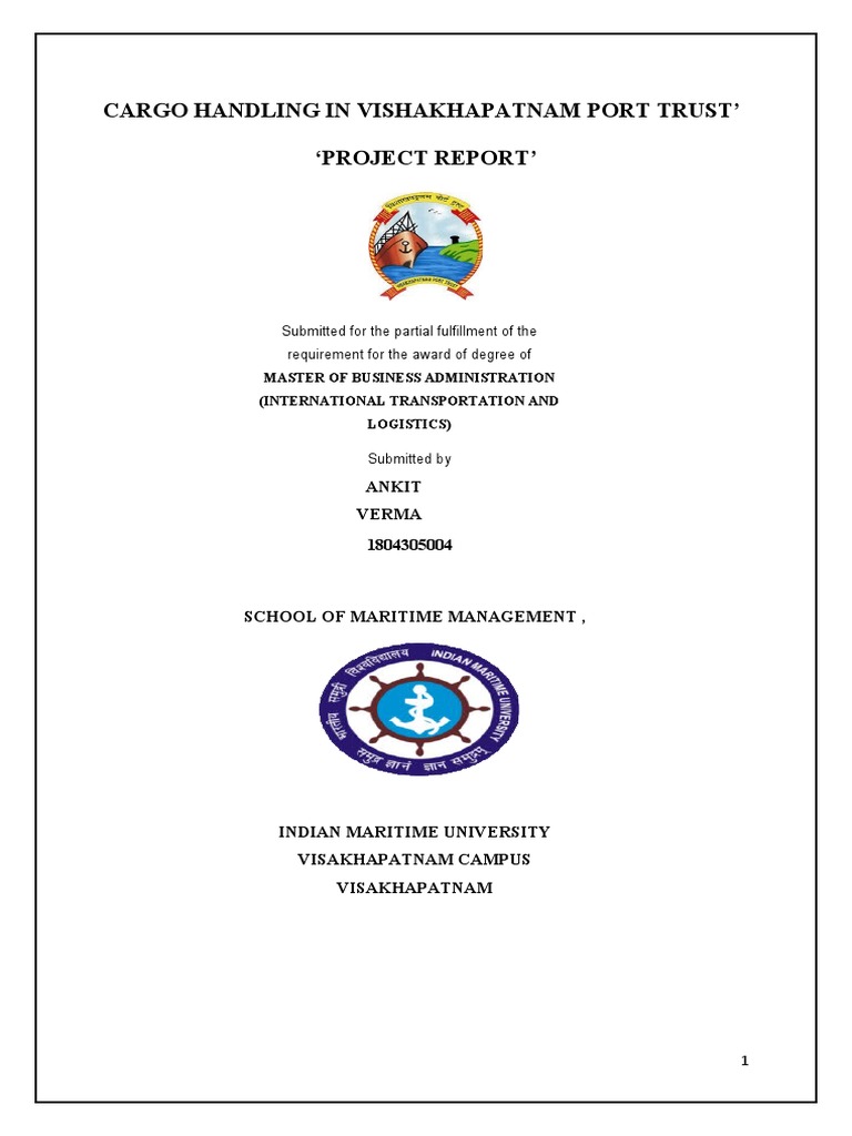 Cargo Handling at Visakhapatnam Port | PDF | Ships | Cargo